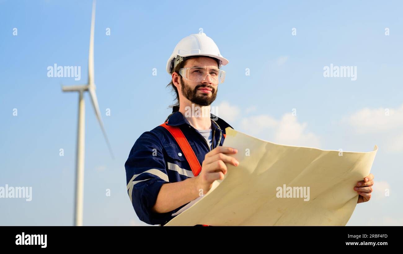 Engineer working with confident. Worker outdoor working. Mega project ...