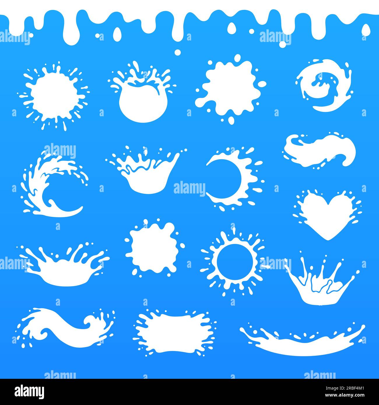 Milkshake splash hi-res stock photography and images - Alamy