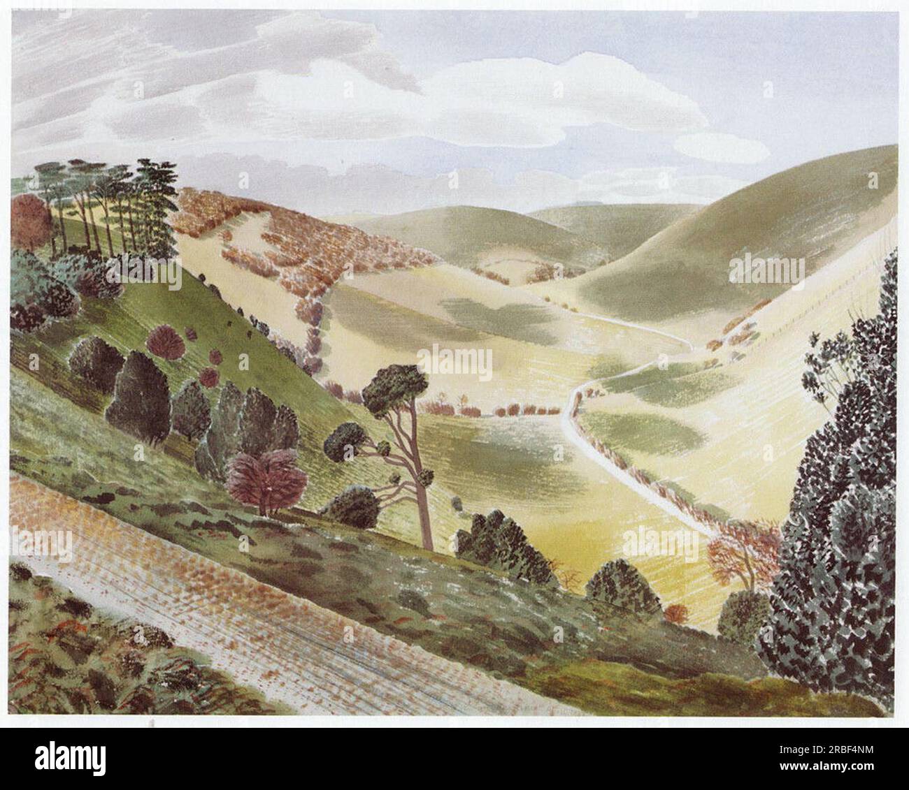 Eric ravilious wiltshire hi-res stock photography and images - Alamy