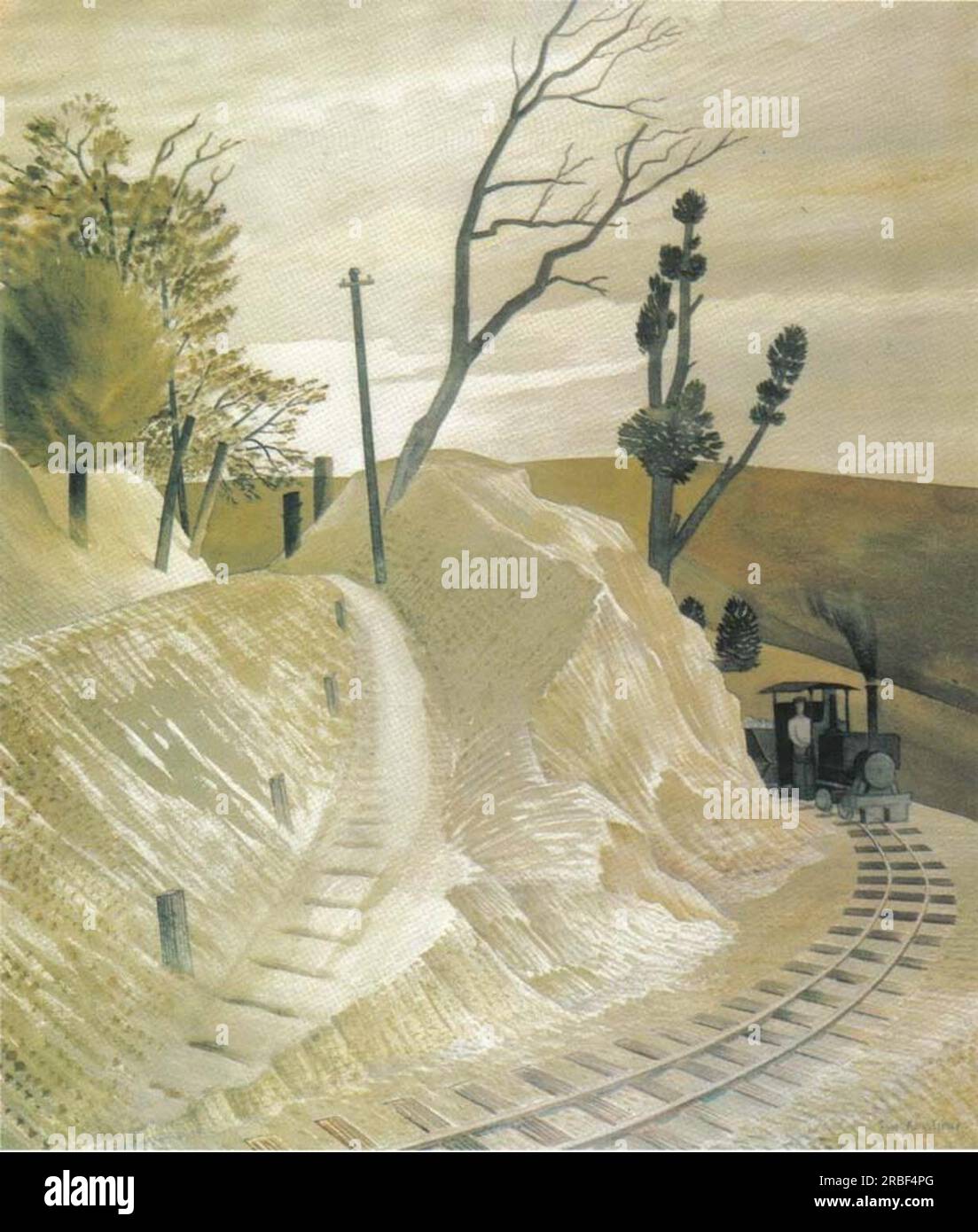 Eric ravilious train hi-res stock photography and images - Alamy