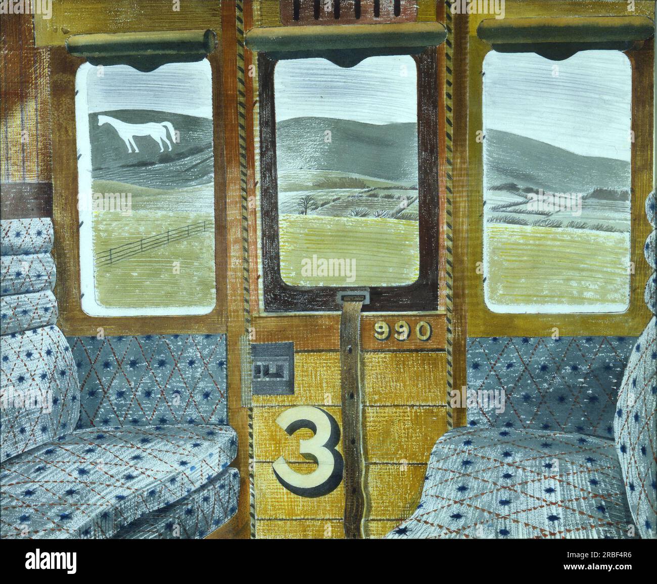 Eric ravilious train landscape hi-res stock photography and images - Alamy