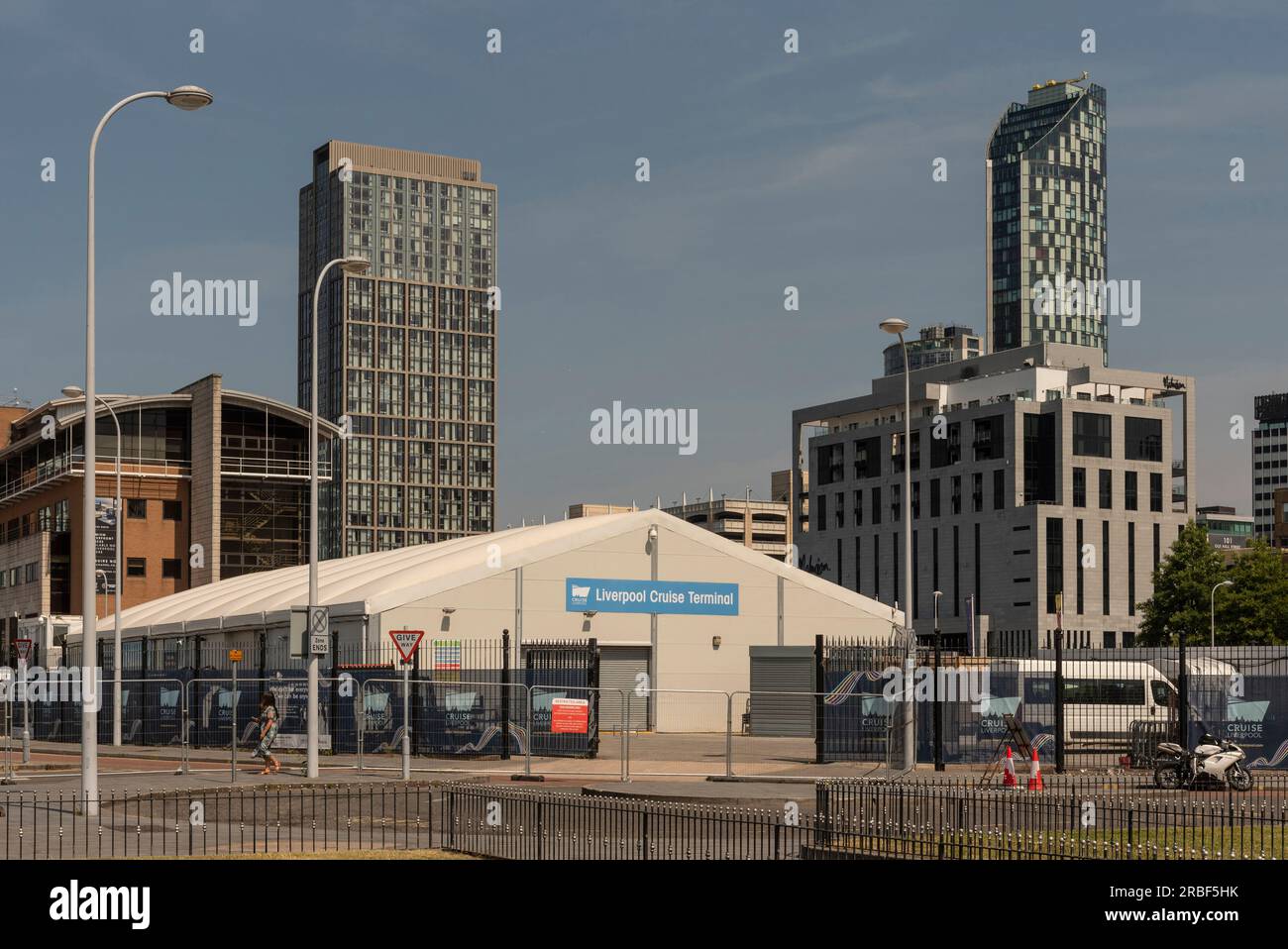 Liverpool, Merseyside, England, UK. 8 June 2023. Overview of the cruise ...
