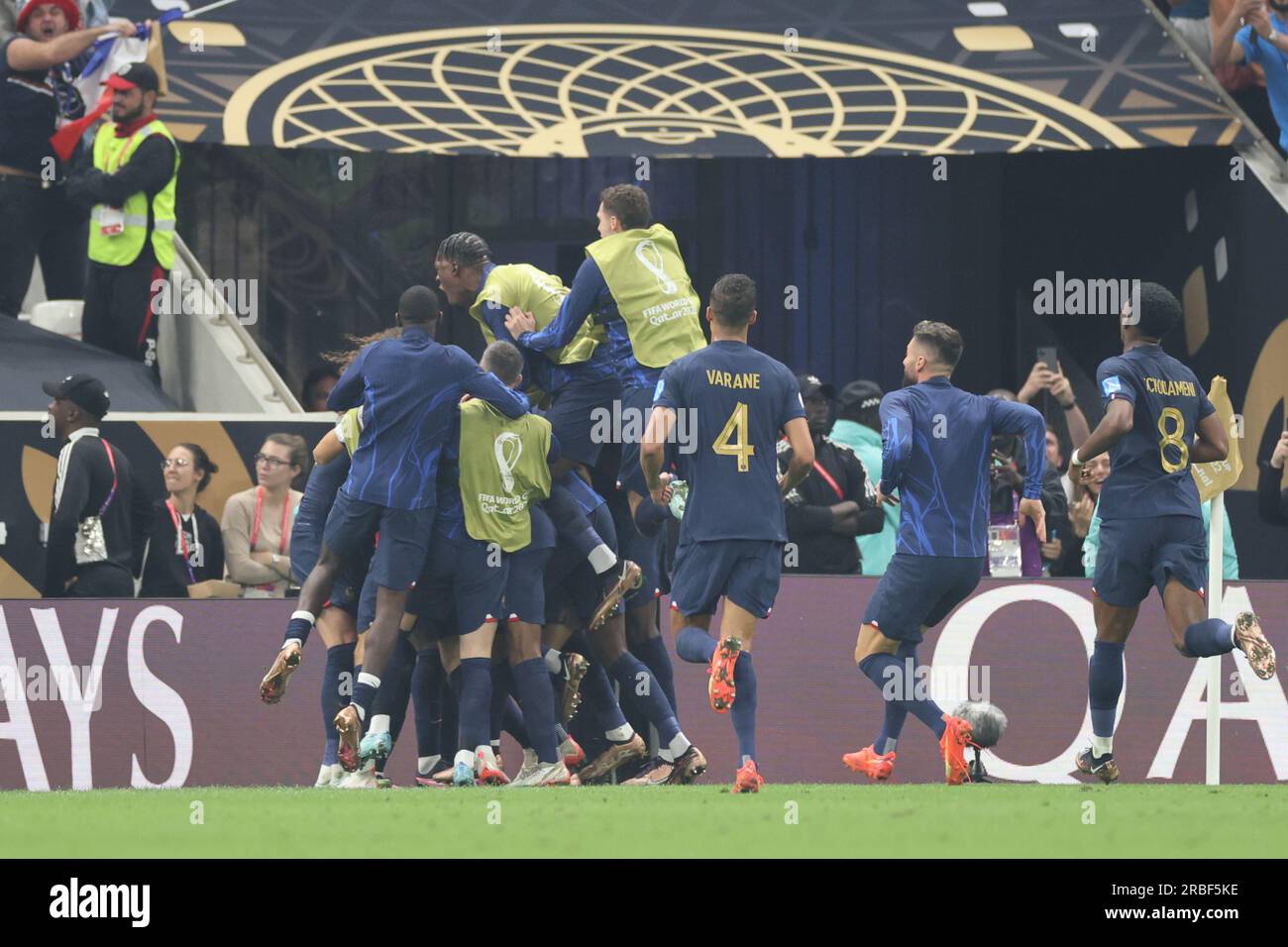 Mbappe qatar celebrates hi-res stock photography and images - Alamy