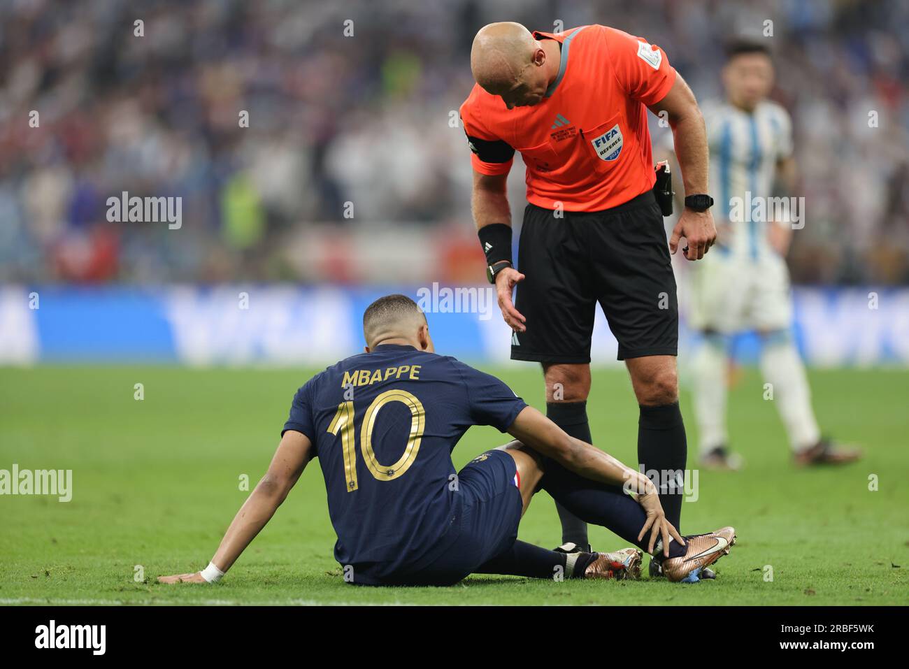 Lusail, Qatar, 18th. December 2022. Kylian Mbappé during the match ...