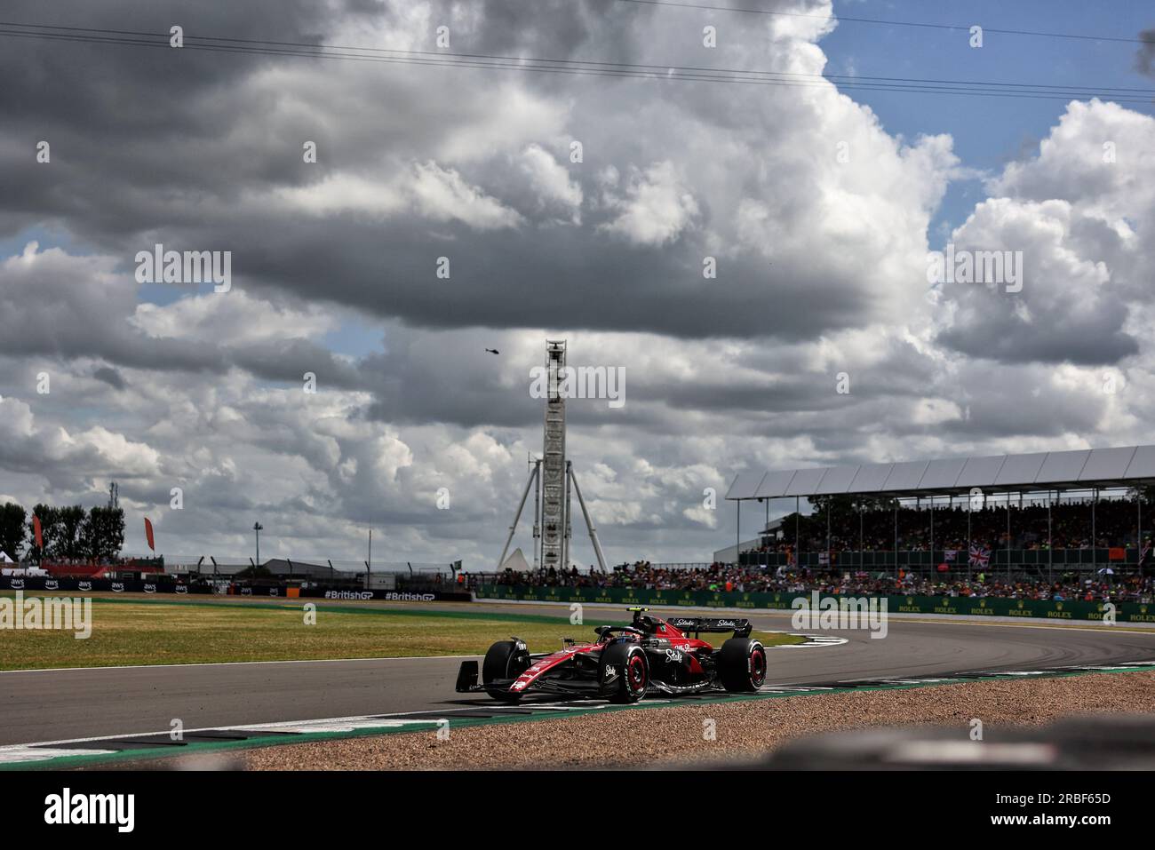 Silverstone, UK. 09th July, 2023. Zhou Guanyu (CHN) Alfa Romeo F1 Team ...