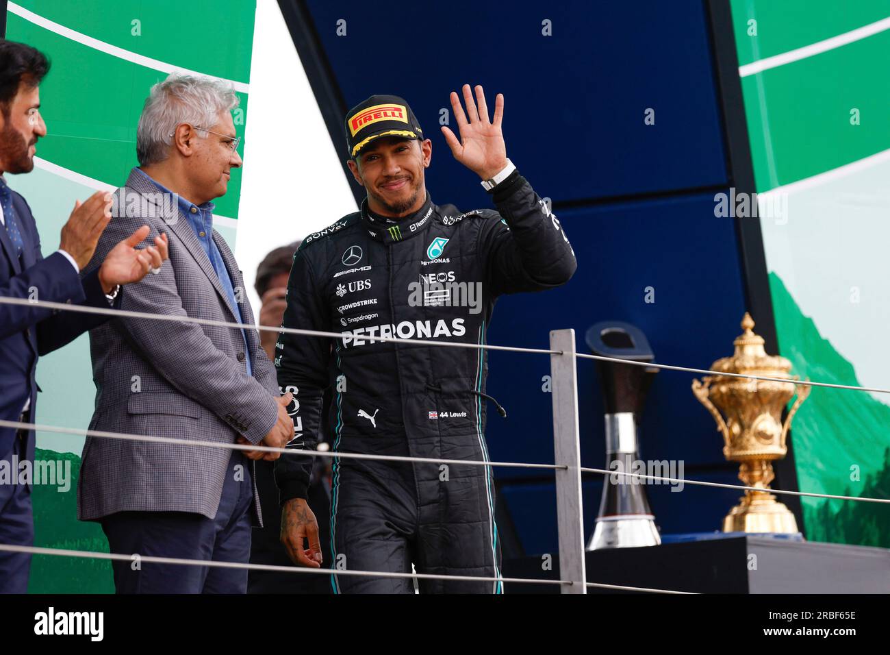 Silverstone, Great Britain. 9th July, 2023. #44 Lewis Hamilton (GBR ...