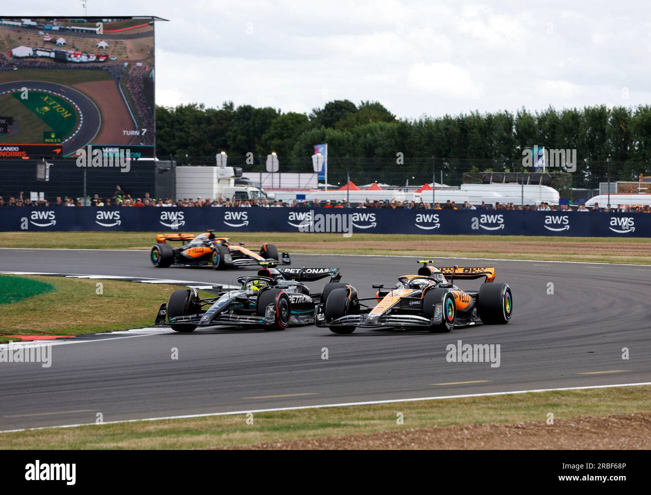 Silverstone, Great Britain. 9th July, 2023. #44 Lewis Hamilton (GBR ...