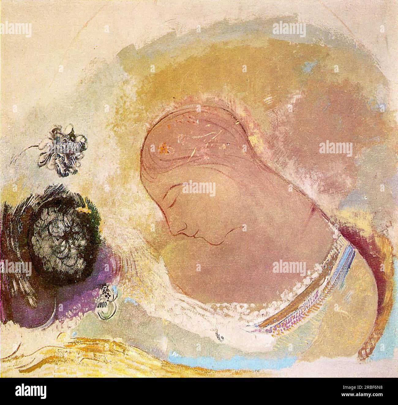 Ophelia by Odilon Redon Stock Photo - Alamy