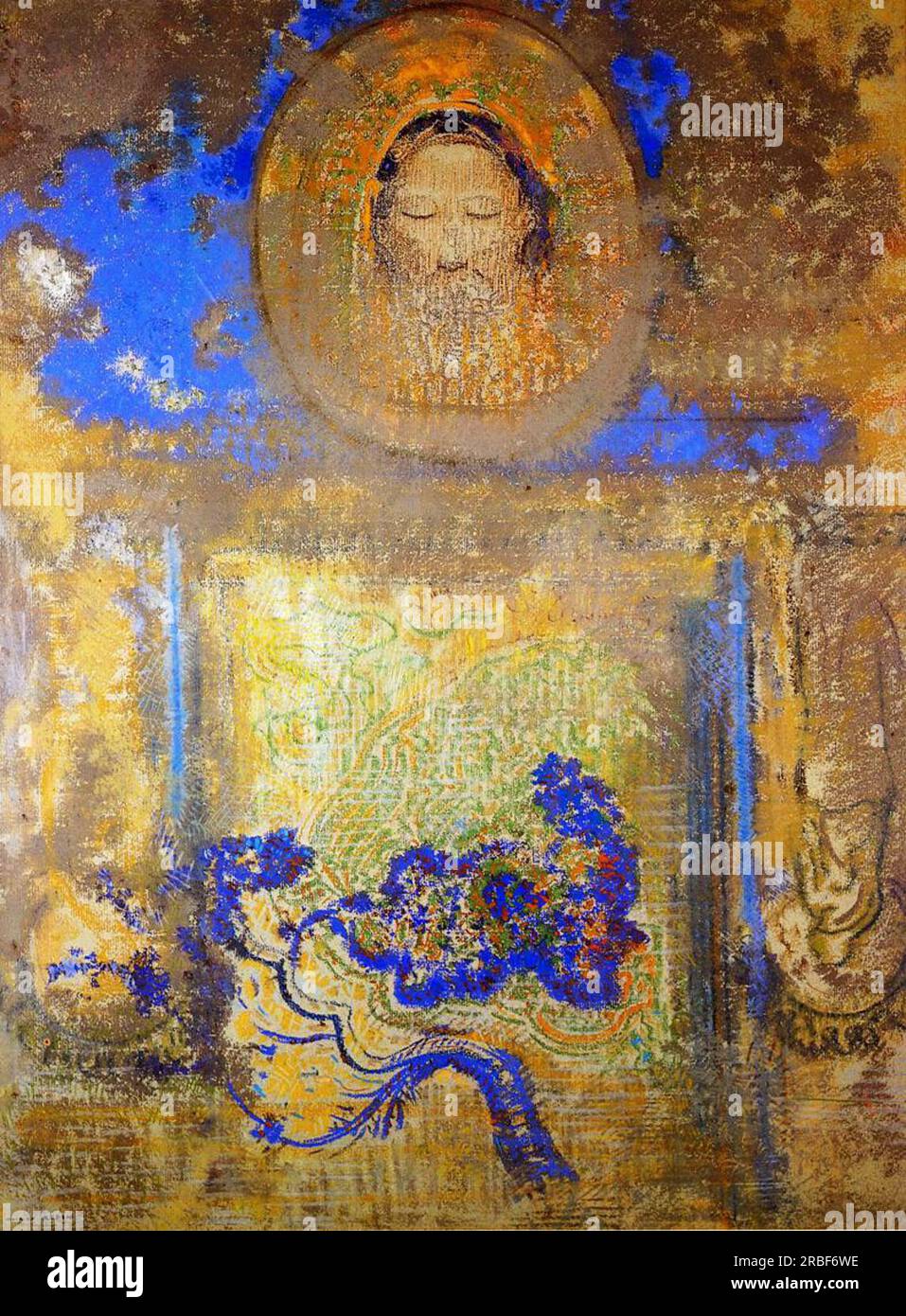 Evocation (Head of Christ or Inspiration from a Mosaic in Ravenna) by ...