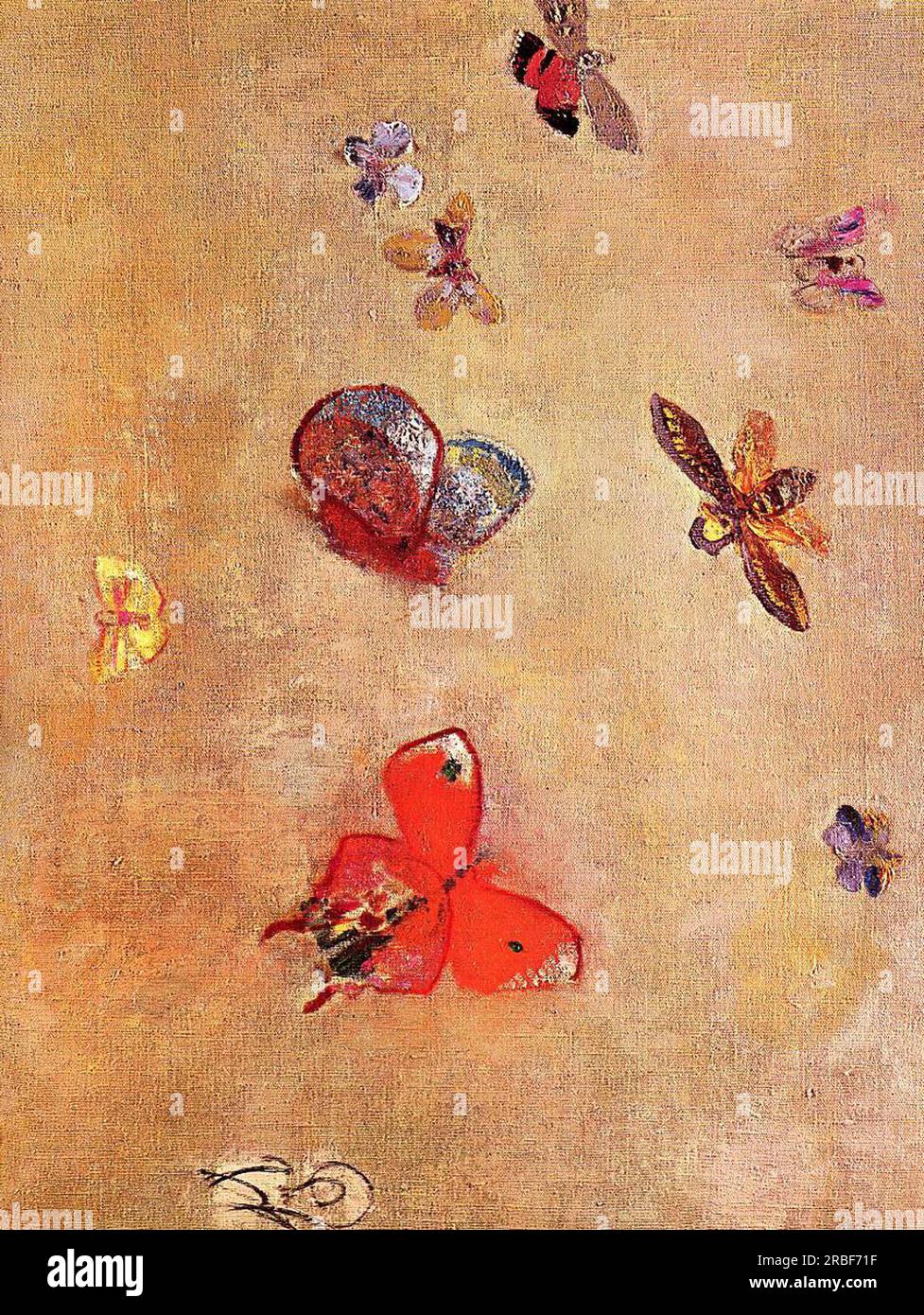 Painting odilon redon butterflies hi-res stock photography and images ...