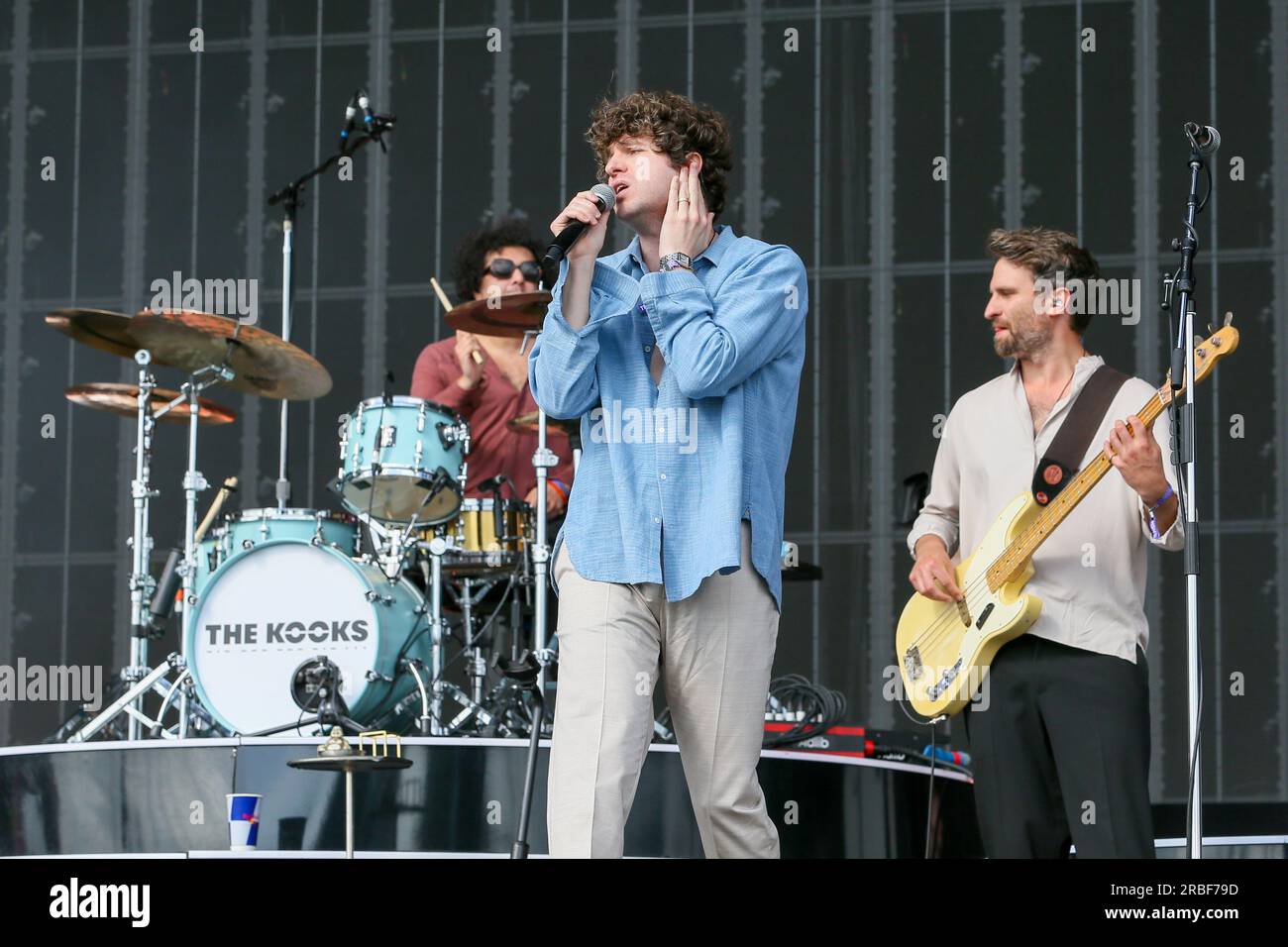Glasgow, UK. 09th July, 2023. The Kooks are an English pop-rock band ...