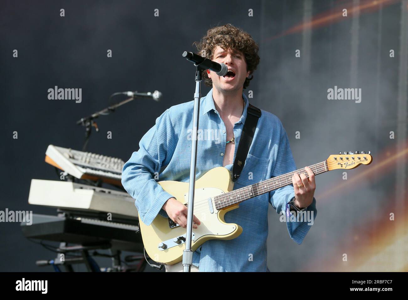Glasgow, UK. 09th July, 2023. The Kooks are an English pop-rock band ...