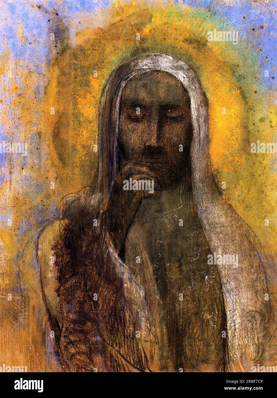 Christ in Silence 1897 by Odilon Redon Stock Photo - Alamy