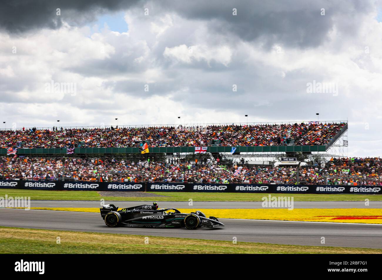 Silverstone, Great Britain. 9th July, 2023. #44 Lewis Hamilton (GBR ...