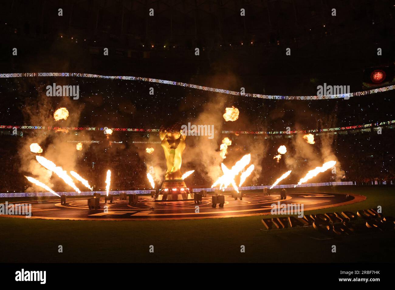 Lusail, Qatar, 18th. December 2022. Closing ceremony of Fifa World Cup ...