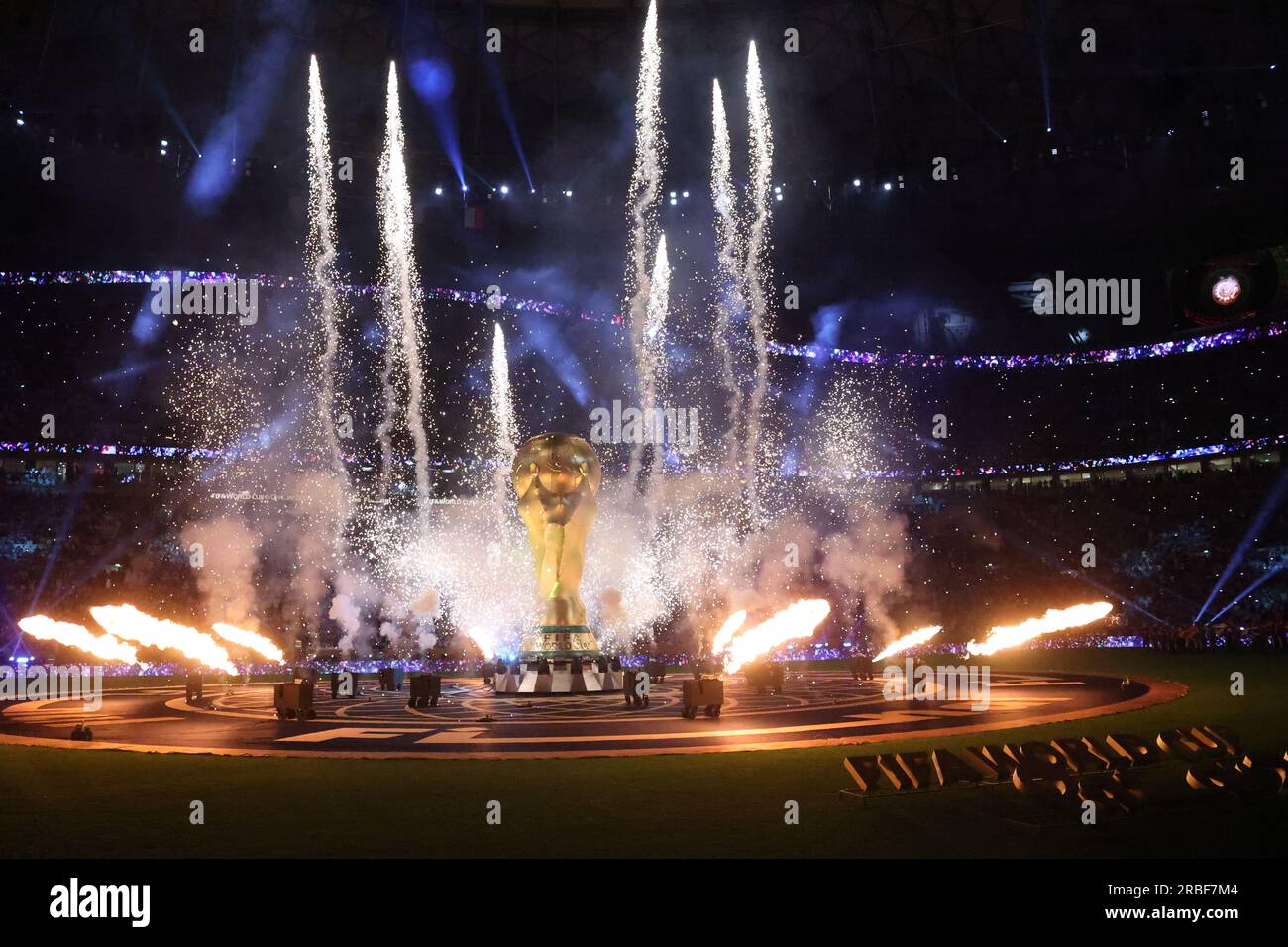 Lusail, Qatar, 18th. December 2022. Closing ceremony of Fifa World Cup ...
