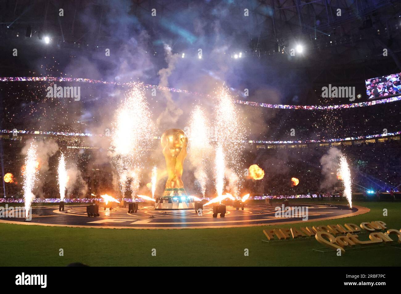 Lusail, Qatar, 18th. December 2022. Closing ceremony of Fifa World Cup ...