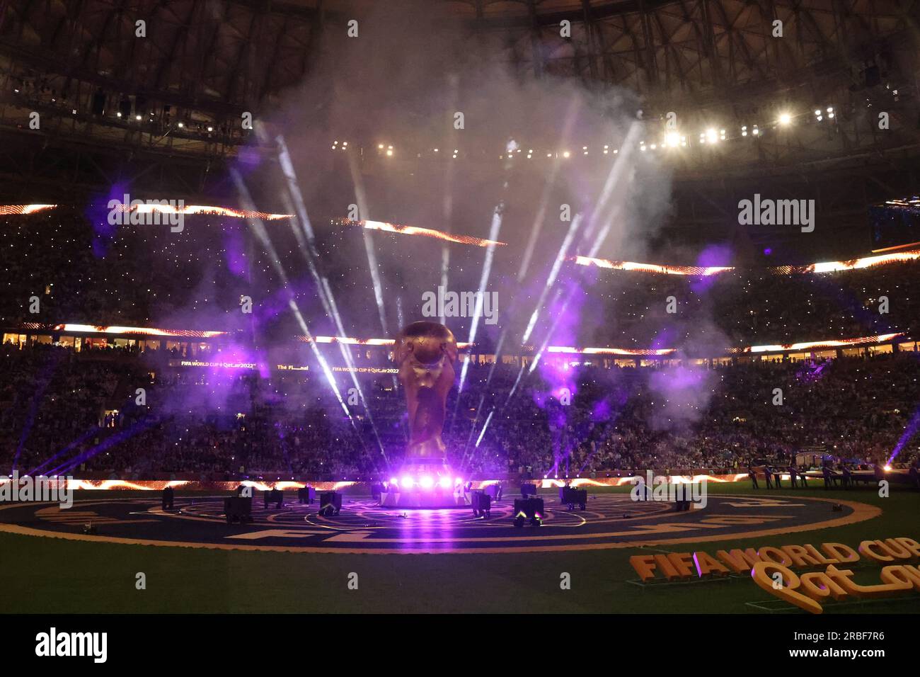 Lusail, Qatar, 18th. December 2022. Closing ceremony of Fifa World Cup ...
