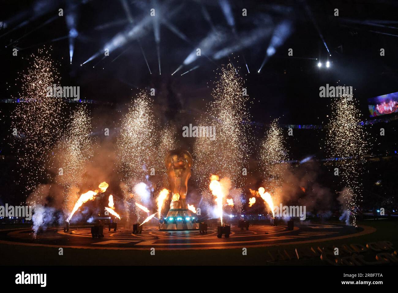 Lusail, Qatar, 18th. December 2022. Closing ceremony of Fifa World Cup ...