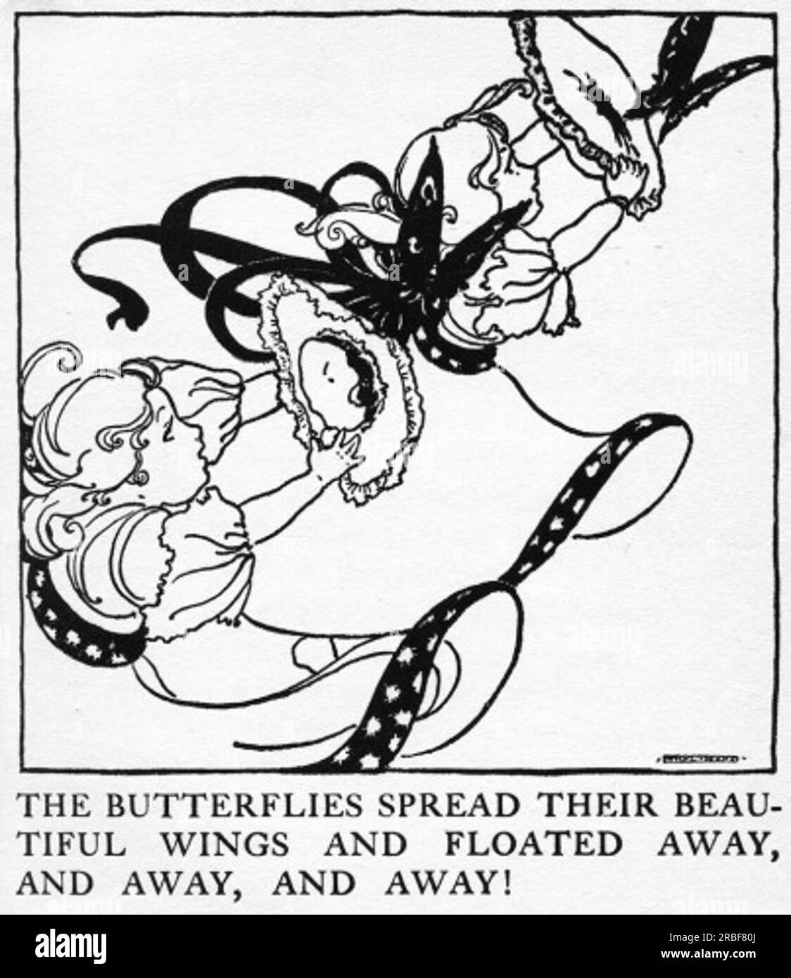 Illustration from Arabella & Araminta Stories 1895 by Ethel Reed Stock ...