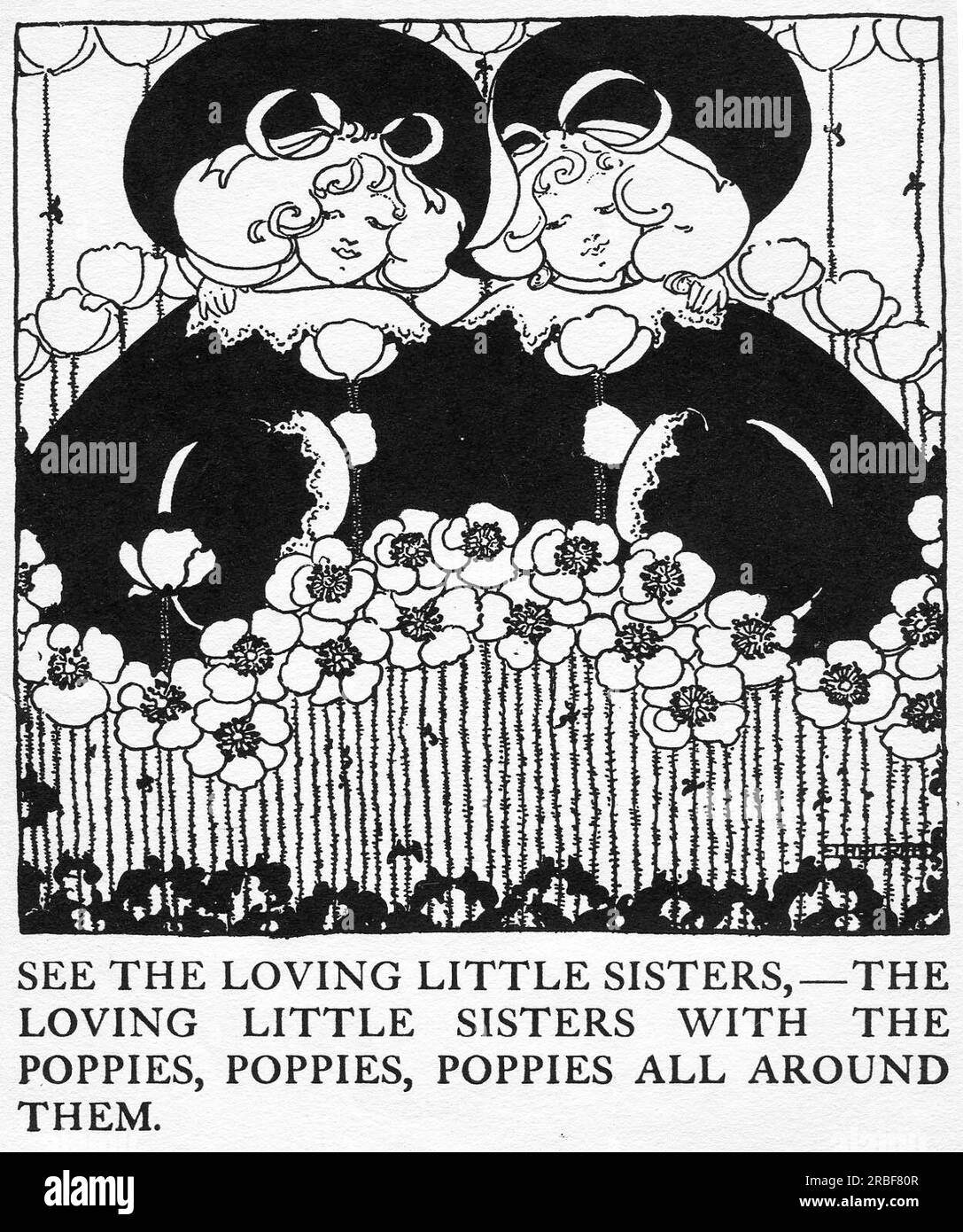 Illustration from Arabella & Araminta Stories 1895 by Ethel Reed Stock ...