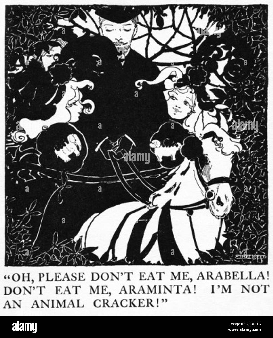 Illustration from Arabella and Araminta Stories 1895 by Ethel Reed ...