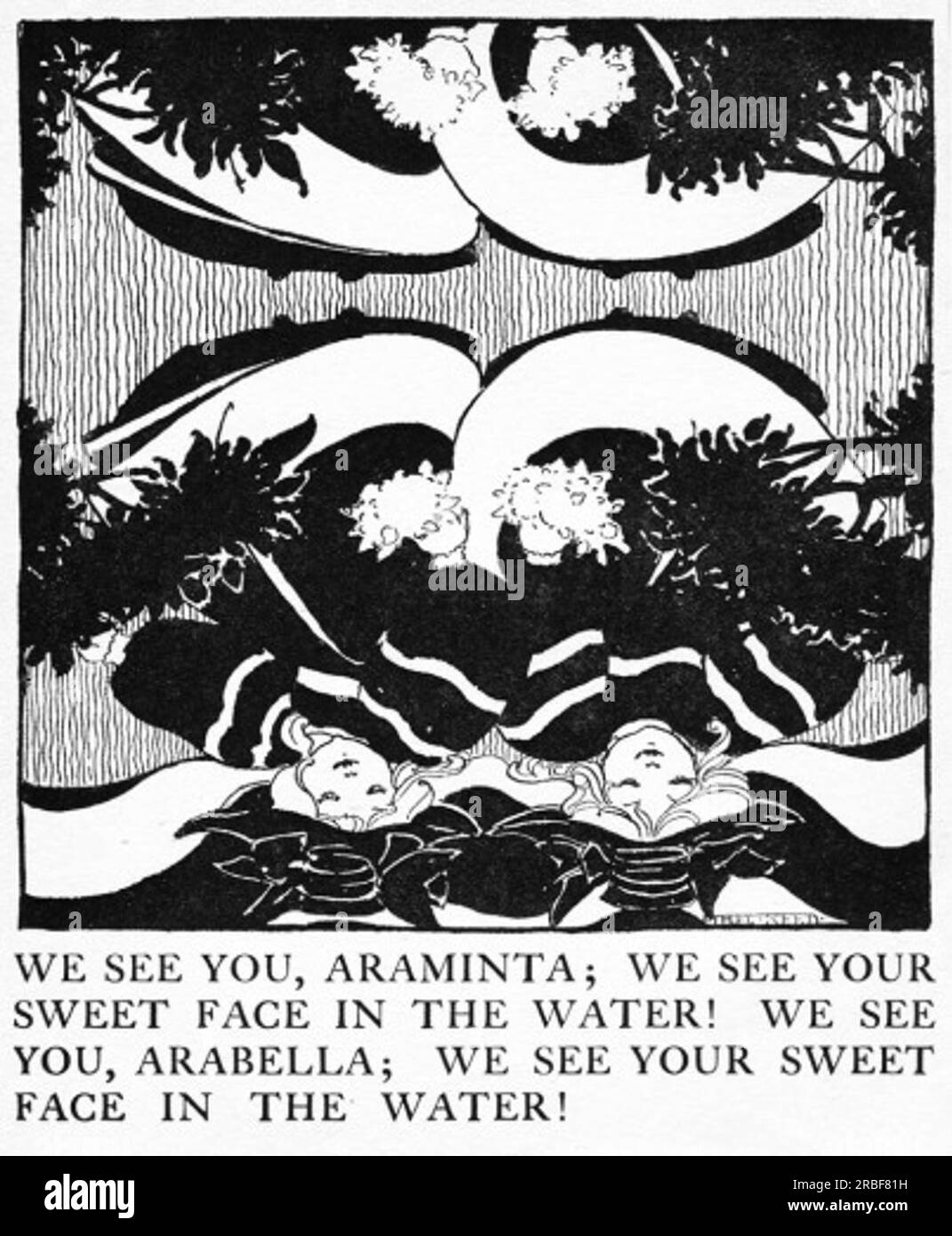 Illustration from Arabella and Araminta Stories 1895 by Ethel Reed ...