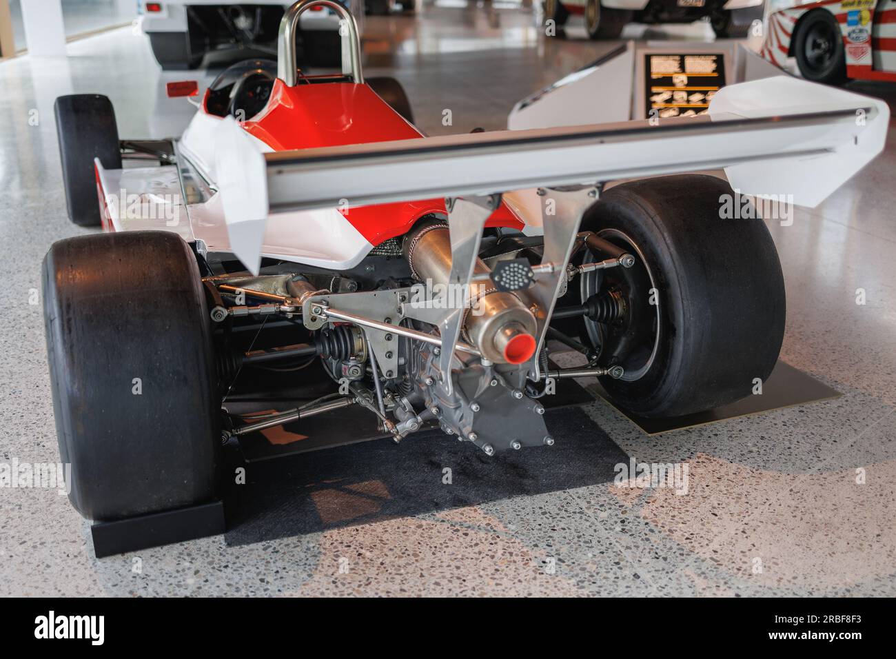White Italian Formula Three Car Dallara F380 from the 1980s Stock Photo ...