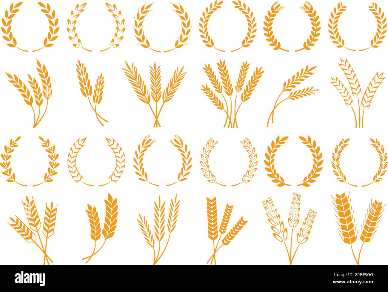 Sheaf grains Cut Out Stock Images & Pictures - Alamy