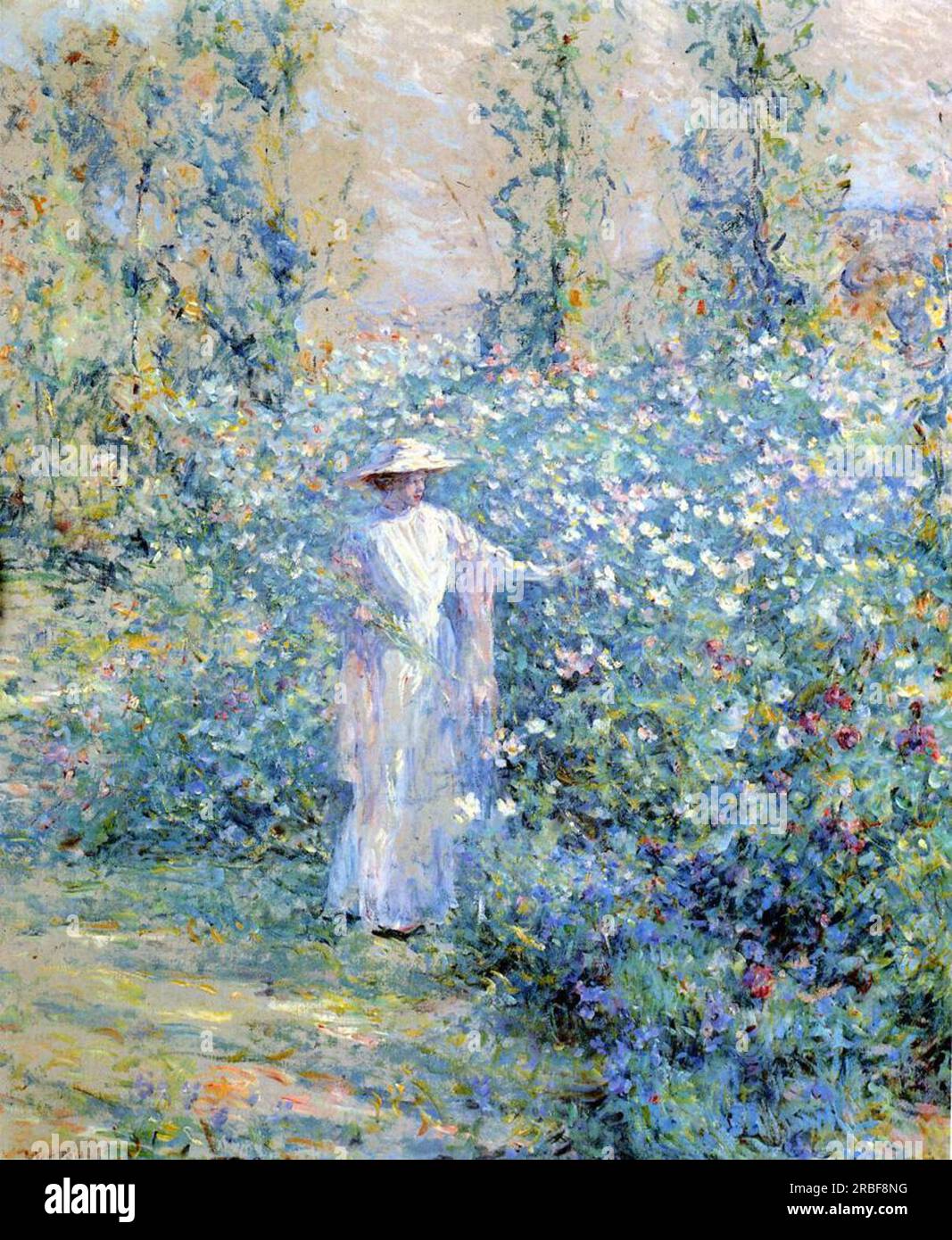 Lewis reid in the flower garden hi-res stock photography and images - Alamy