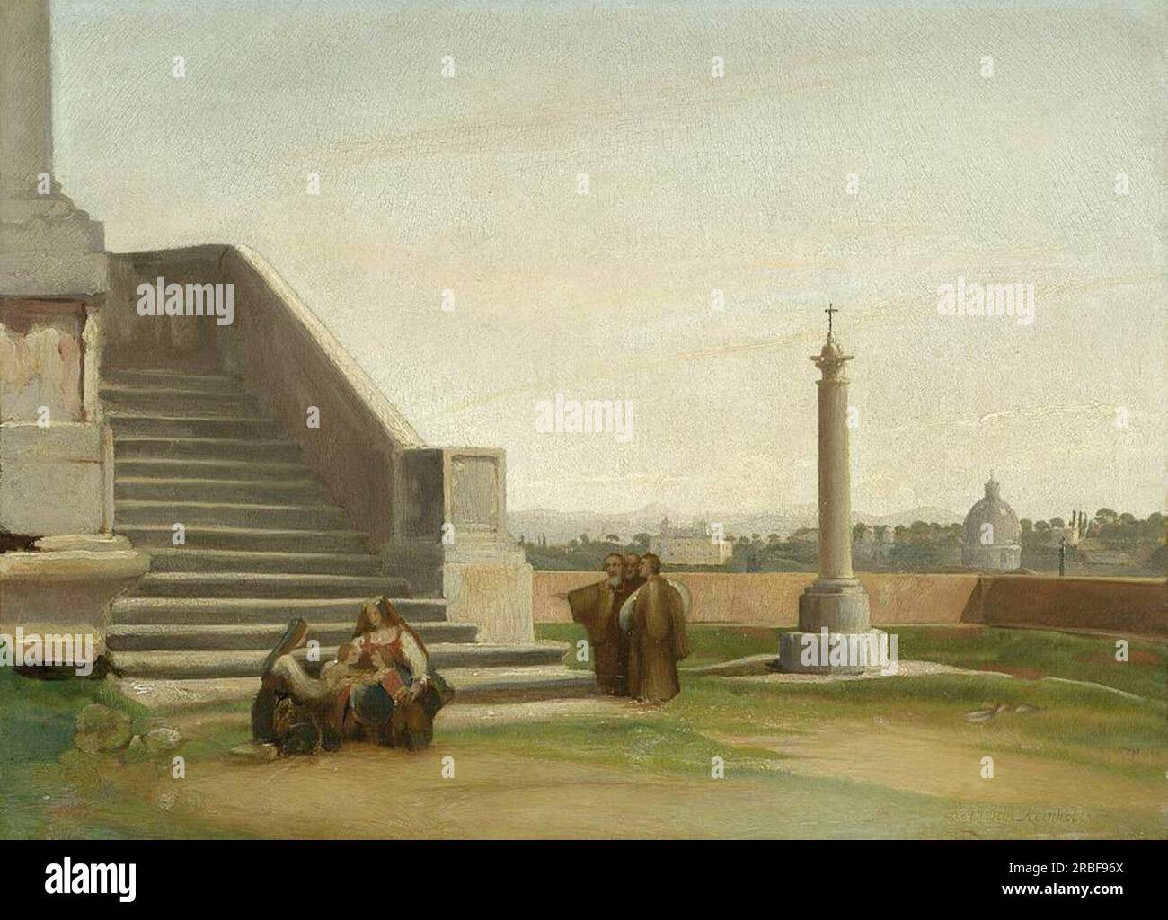 Roman scene by Heinrich Reinhold Stock Photo - Alamy