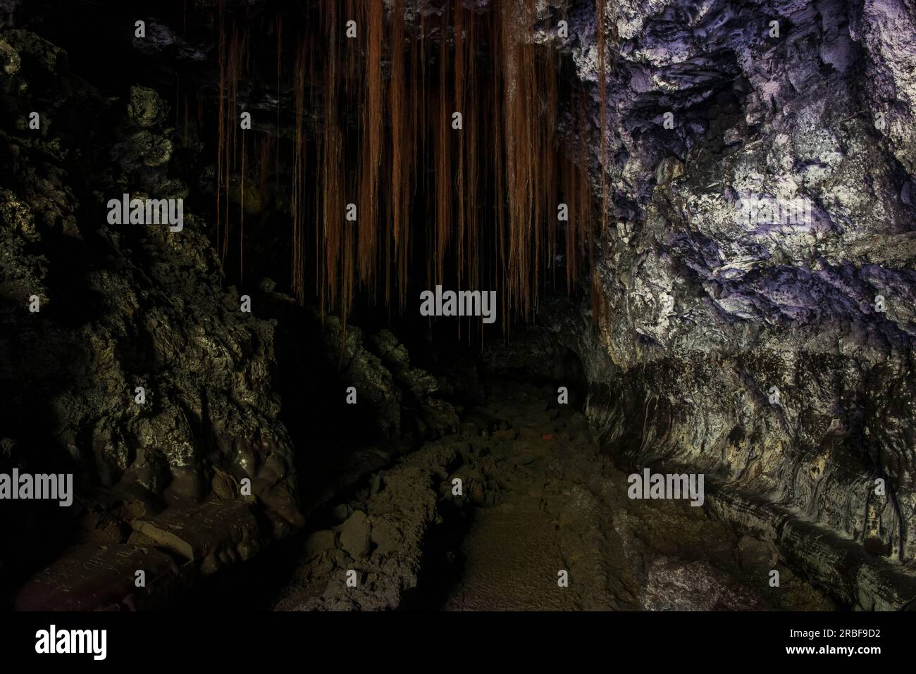 Lava tube exploration hi-res stock photography and images - Alamy