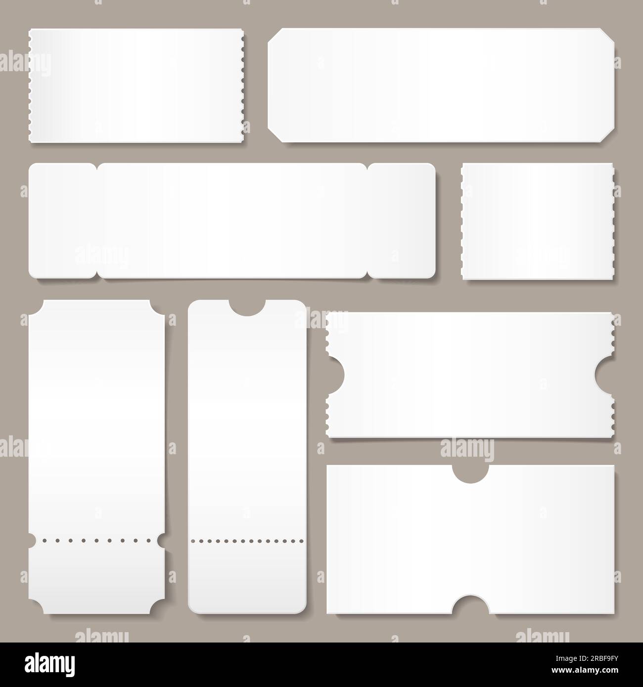 Blank cinema ticket icon Stock Vector Images - Alamy