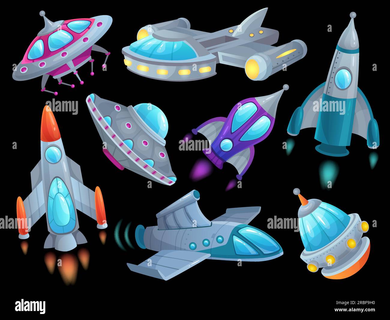 Alien Outer Space Vehicles