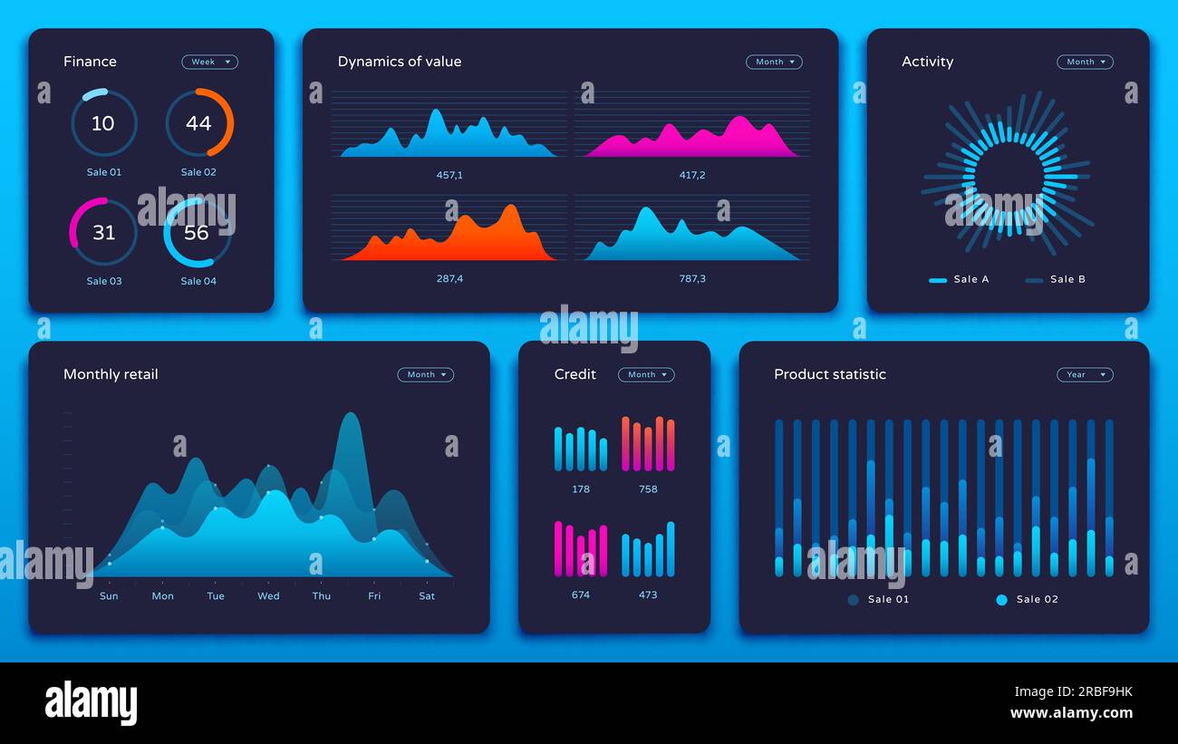 Data analysis pie chart interface hi-res stock photography and images - Alamy