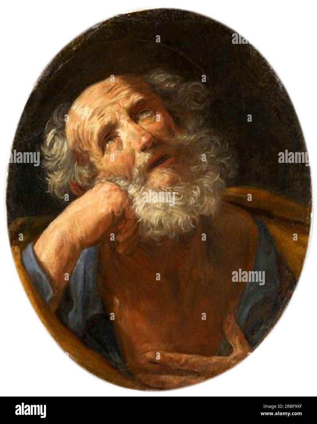 Repentant Peter 1637 by Guido Reni Stock Photo - Alamy
