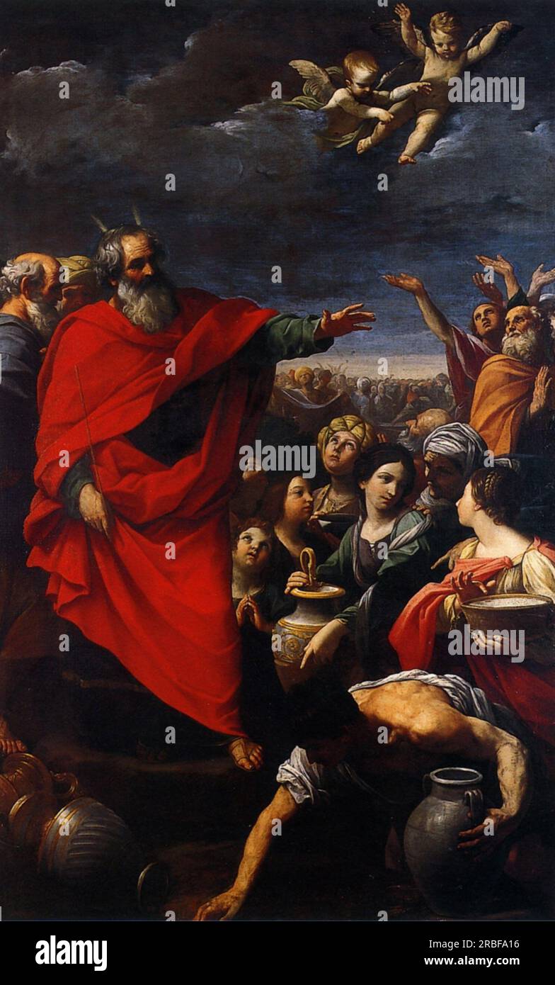 The Gathering of the Manna 1621 by Guido Reni Stock Photo - Alamy