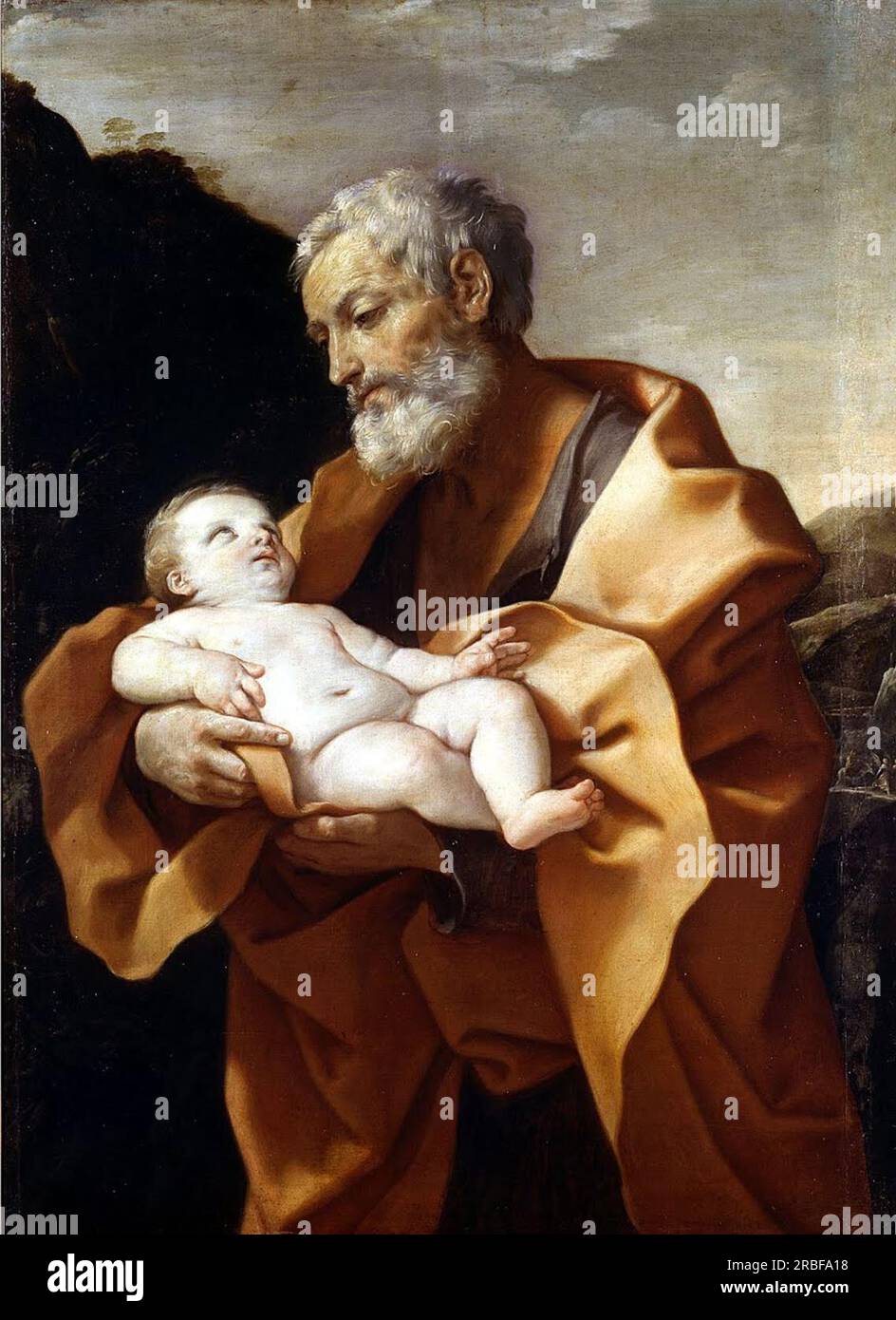 St Joseph by Guido Reni Stock Photo - Alamy