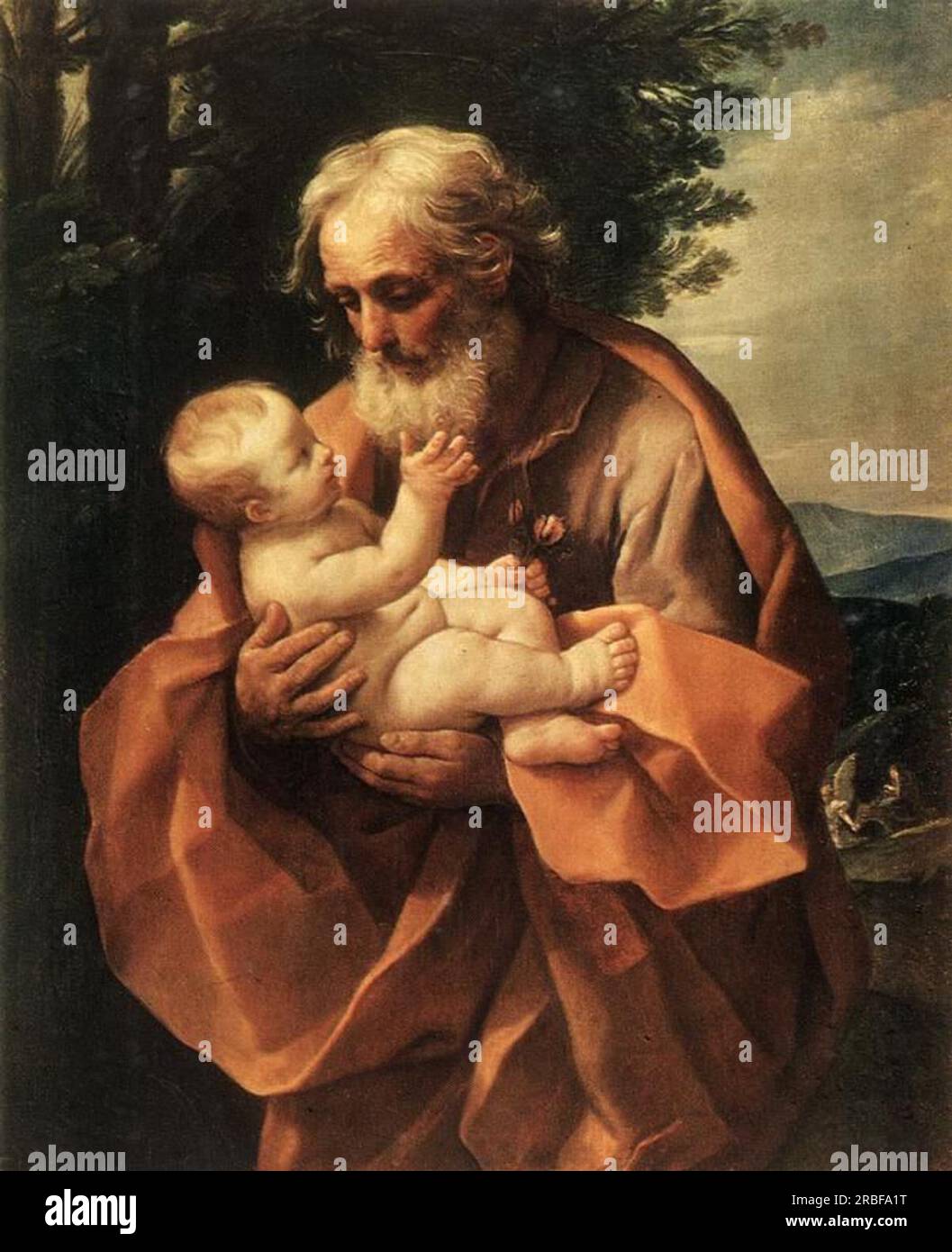 Saint Joseph by Guido Reni Stock Photo - Alamy