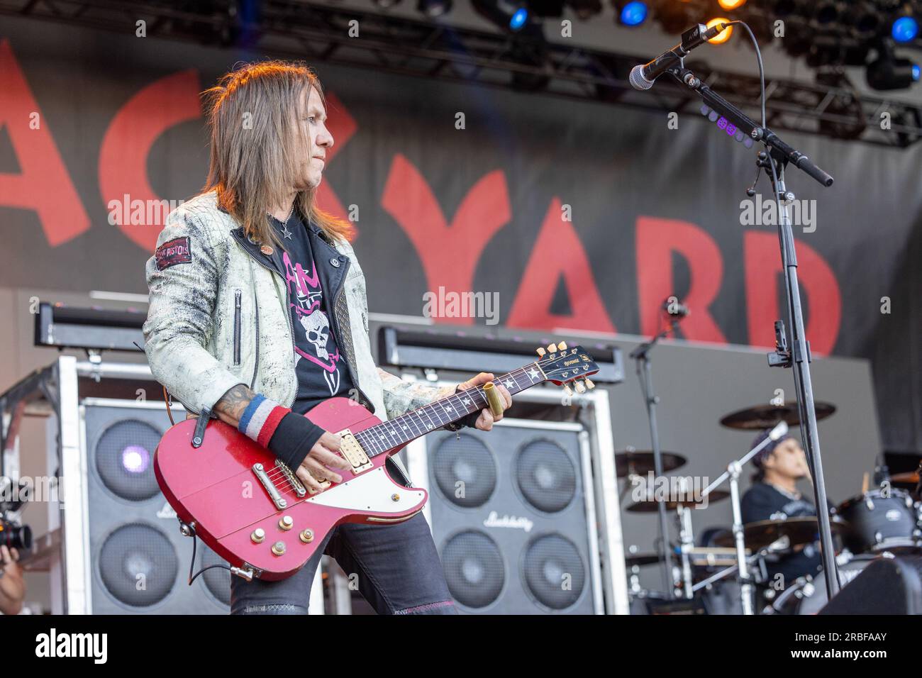 Milwaukee, USA. 08th July, 2023. Billy Rowe of Buckcherry during the ...