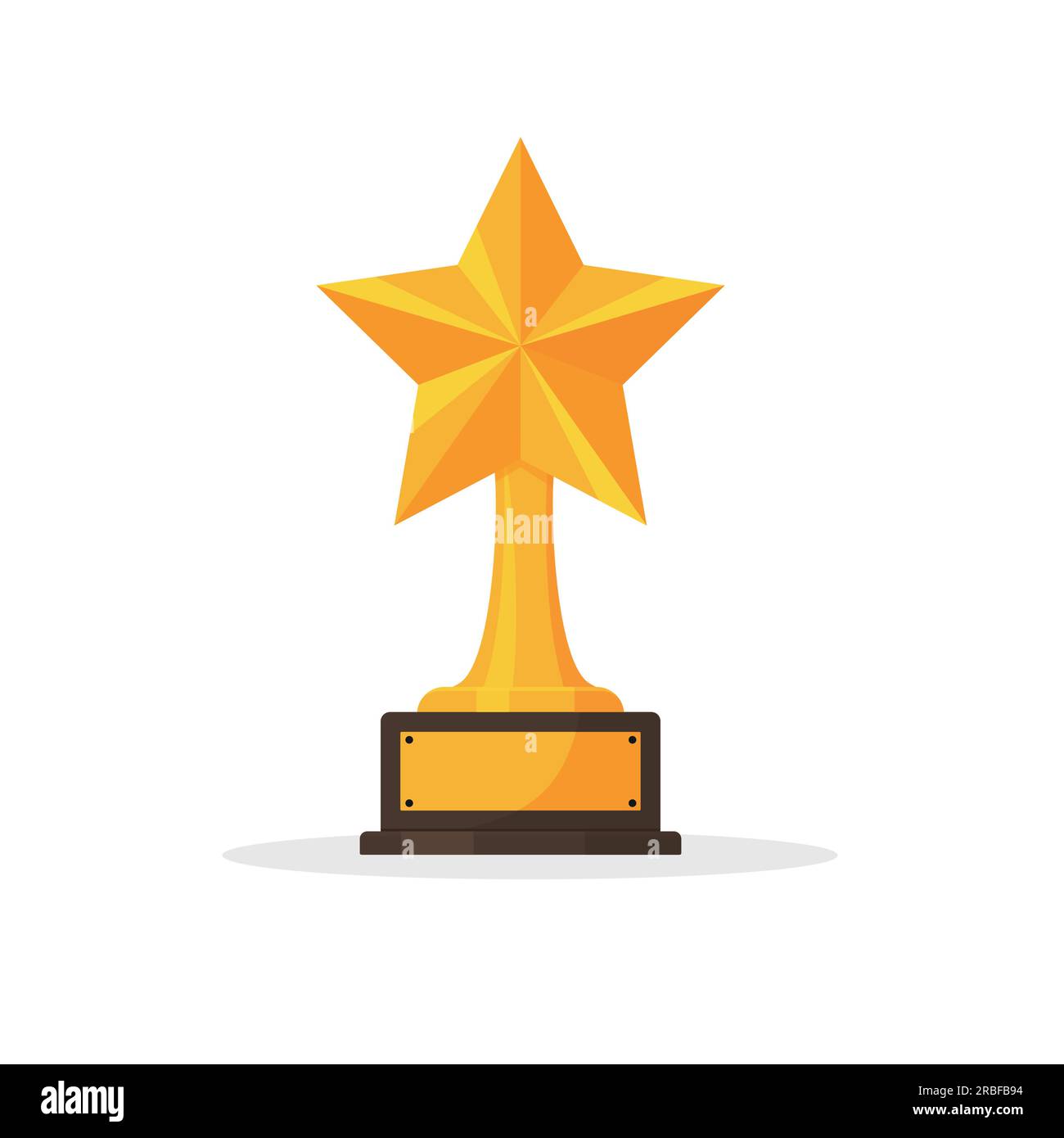 Gold star trophy symbol of victory Awards of winners in sports events ...