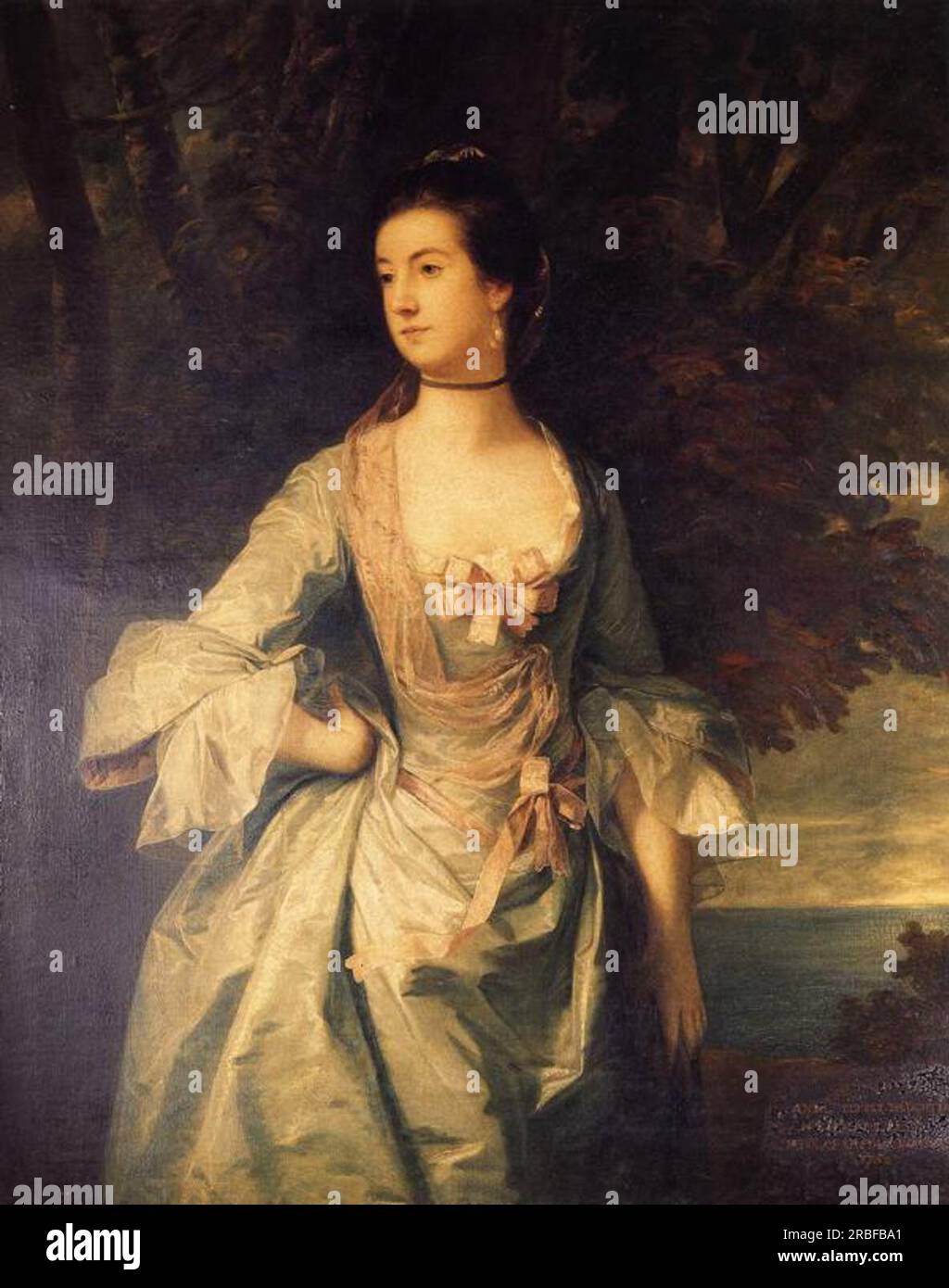 Mrs. Hugh Bonfoy 1754 by Joshua Reynolds Stock Photo - Alamy
