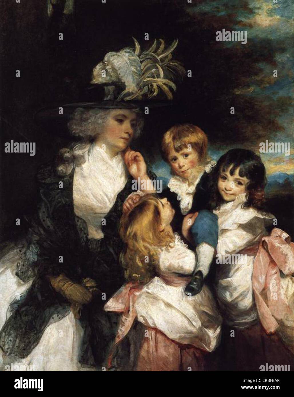 Lady Smith and Children 1787 by Joshua Reynolds Stock Photo - Alamy