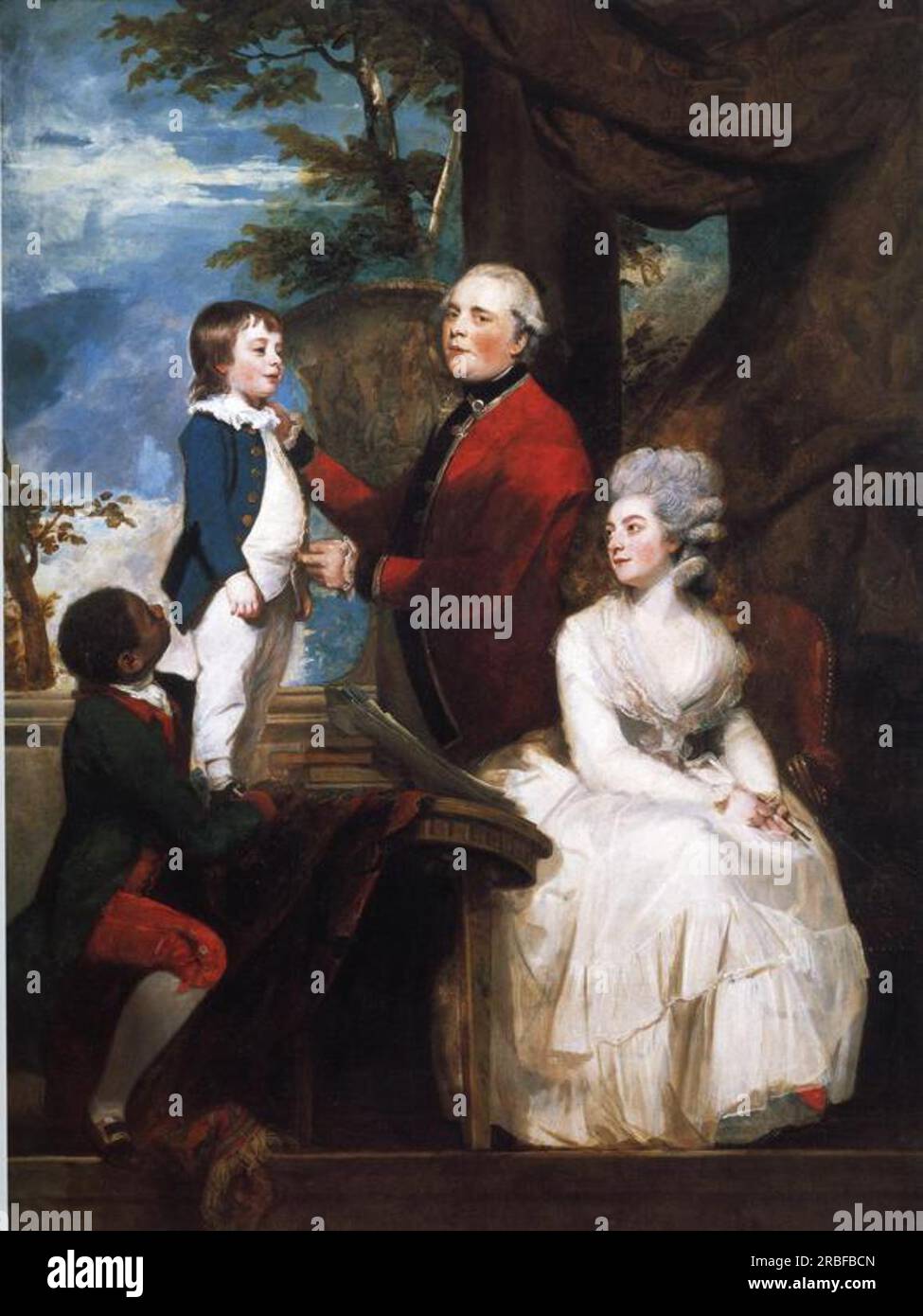 George Grenville, Earl Temple, Mary, Countess Temple, and Their Son ...