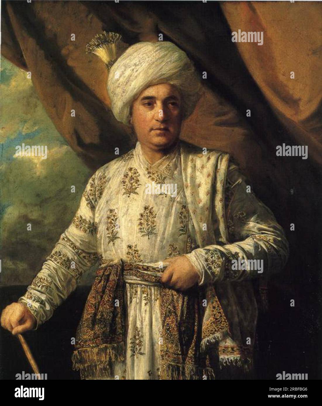 Captain John Foote 1761 by Joshua Reynolds Stock Photo - Alamy