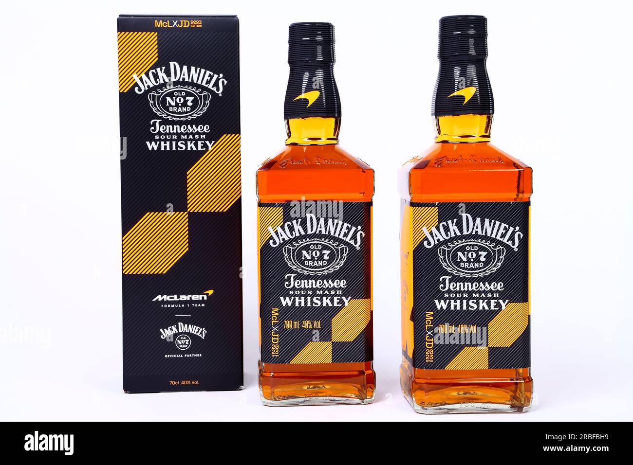 Limited edition 2023 Jack Daniels and McLaren racing old number 7 ...