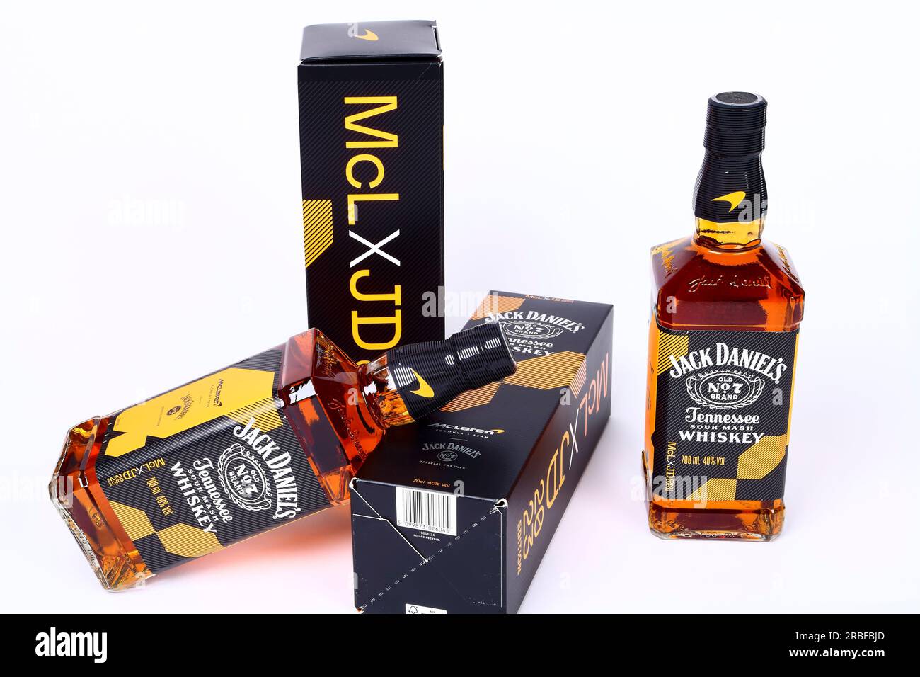 Limited edition 2023 Jack Daniels and McLaren racing old number 7 ...