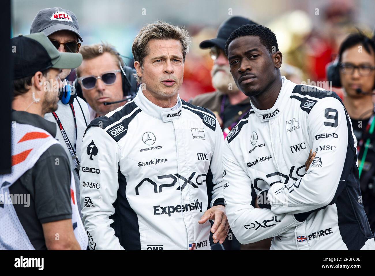 Silverstone,UK. 09th July, 2023. IDRIS Damson Alade-Bo (GBR), actor ...