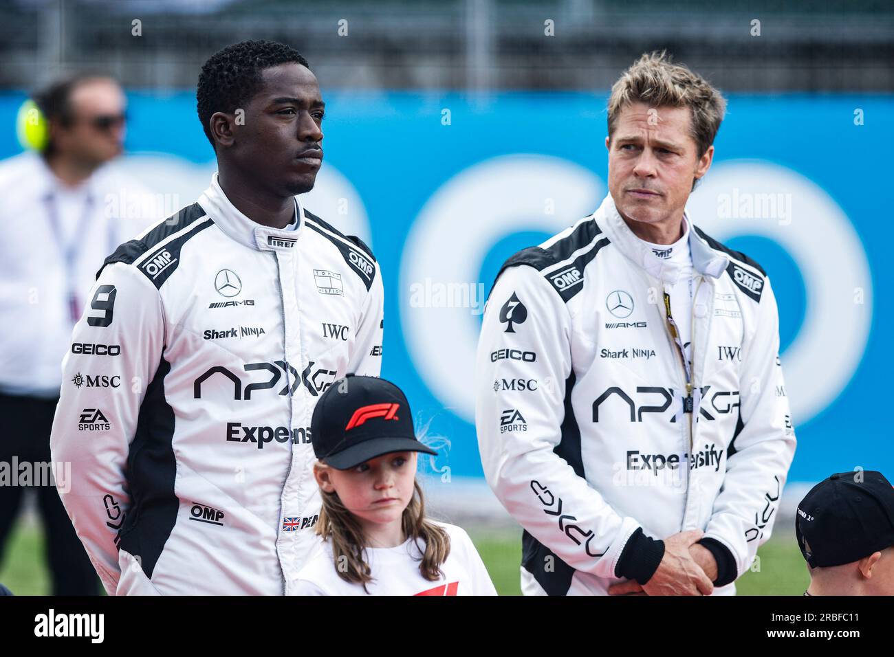 Silverstone,UK. 09th July, 2023. PITT Brad (USA), actor playing Sonny ...