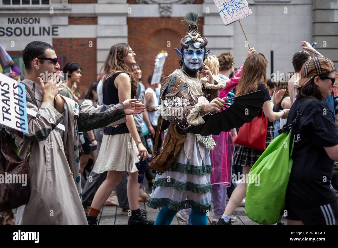 © Jeff Moore TRANS RIGHTS PROTEST. Thousands took to the streets today ...
